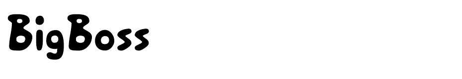 Big Boss free font