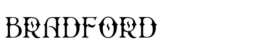 Bradford free font