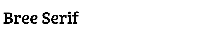 Bree Serif free font