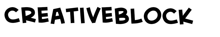 Creative Block BB free font