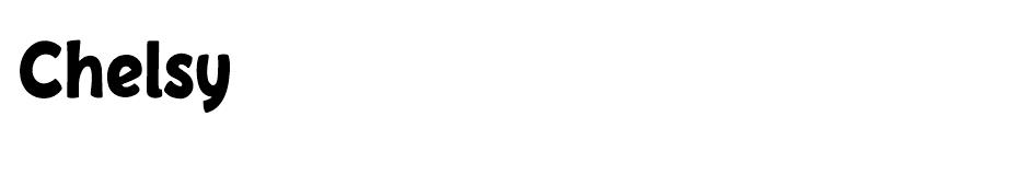 Chelsy free font