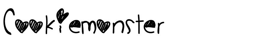 Cookie Monster free font