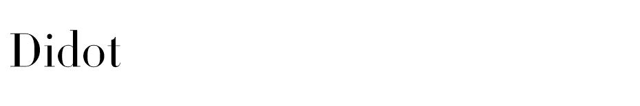 Didot free font