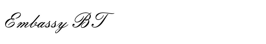 Embassy BT free font