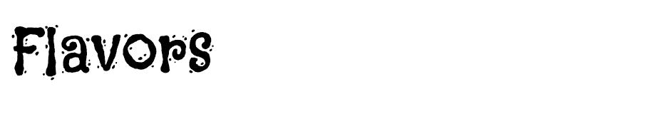 Flavors Font free font