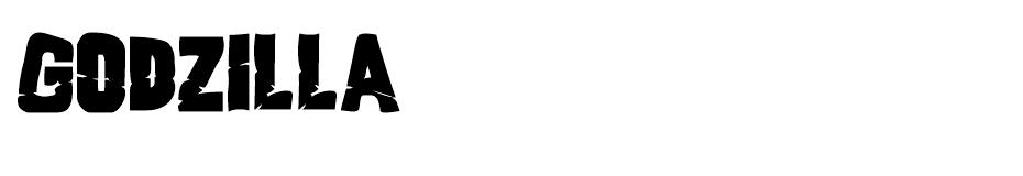 Godzilla free font