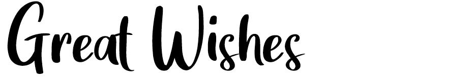 Great Wishes Free Font great-wishes-free-font