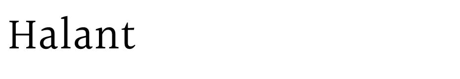 Halant free font