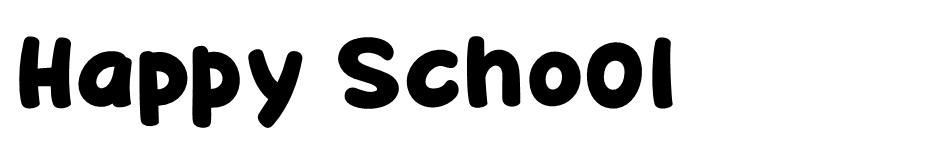 Happy School free font