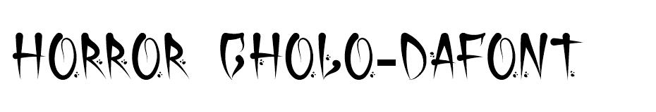 Horror font - Horror Schriftart