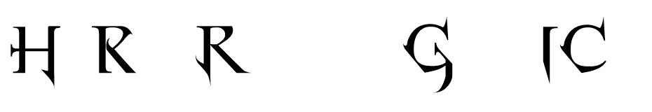 Horst Roman Gothic free font