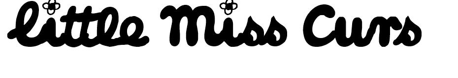 Little Miss Cursive free font
