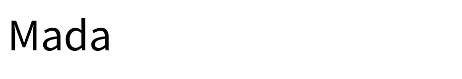 Mada free font
