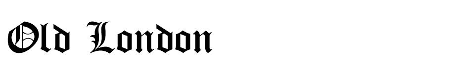 Old London Font Family free font