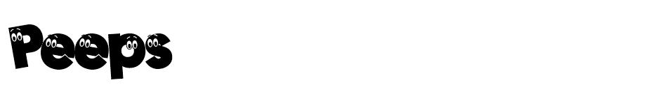 PEEPS free font