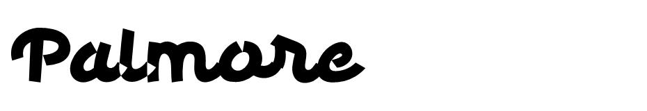 Palmore free font