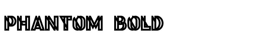 Phantom free font