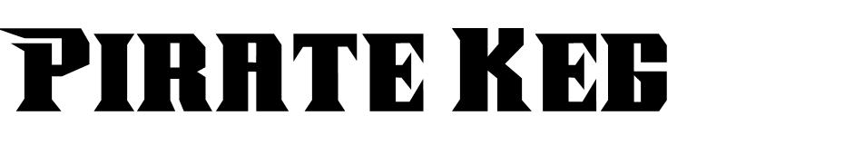 Pirate Keg Font Family free font