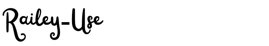 Railey free font