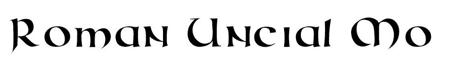 Roman Uncial Modern Font free font