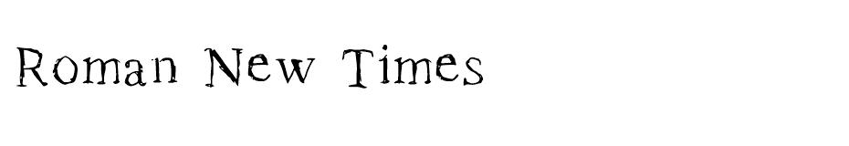 Roman New Times free font