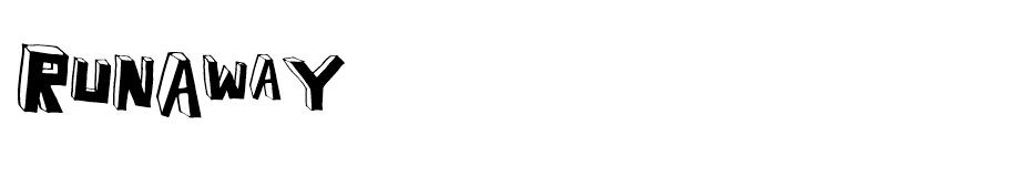 Run Away free font
