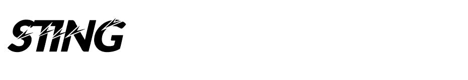 Sting free font