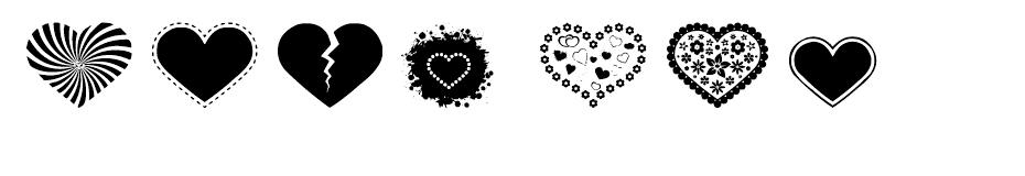 Sexy Love Hearts 2 Free Font