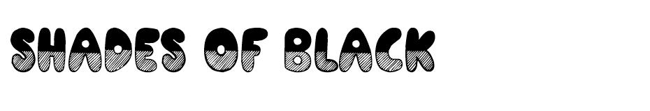 Shades of Black free font