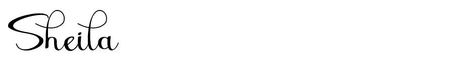 Sheila free font