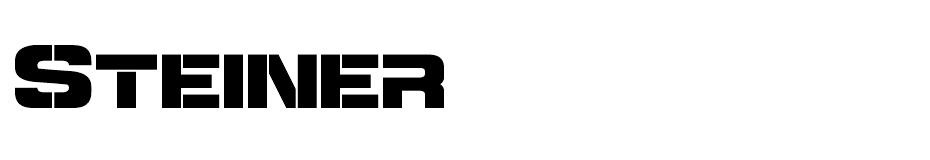 Steiner free font