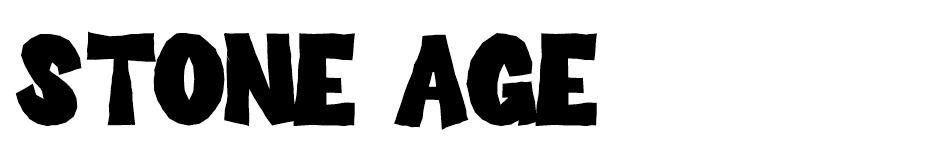 Stone Age free font