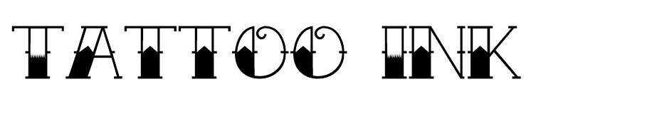Tattoo Ink free font