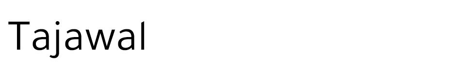Tajawal free font