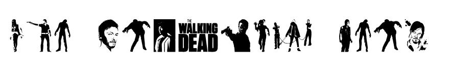 The Walking Dead free font