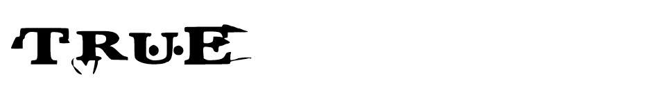 True free font