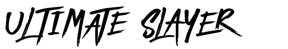 Ultimate Slayer free font