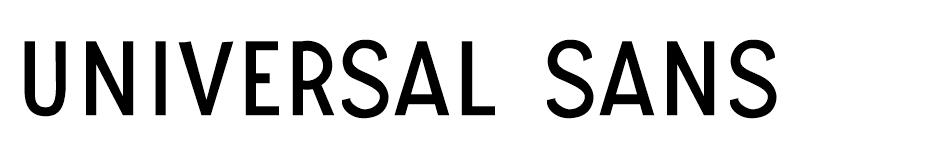 Universal Script free font