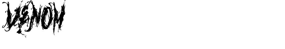 Venom free font