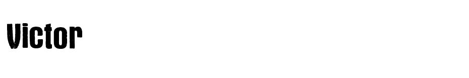 Victor free font