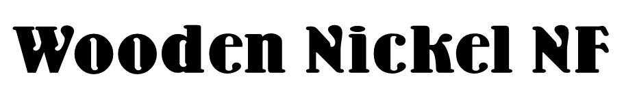 Wooden Nickel NF free font