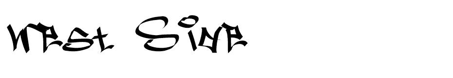 West Side free font