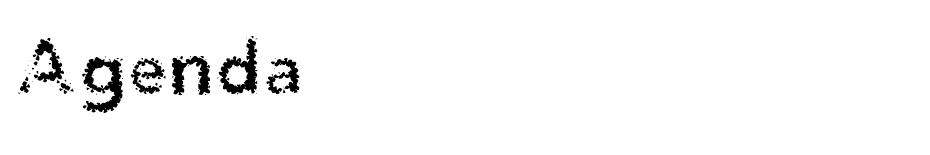 Agenda free font