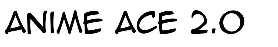 Anime Ace 2.0 BB free font