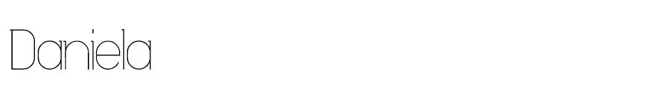 Daniela free font