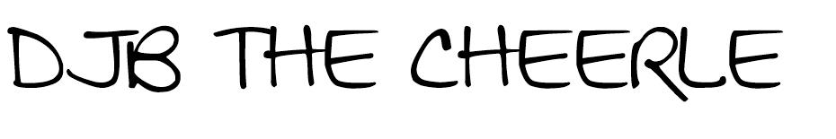 DJB The Cheerleader free font