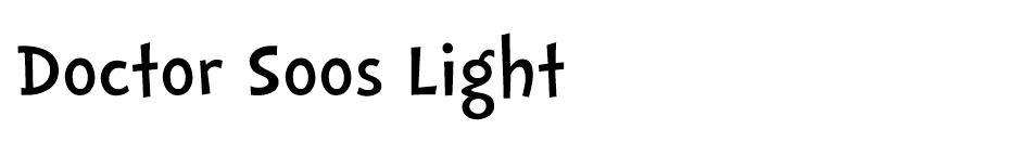 Doctor Soos free font