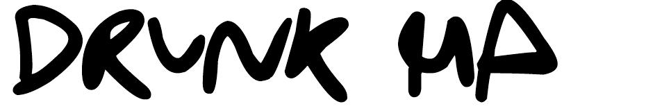 Drunk Handwriting free font