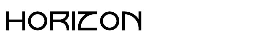 Horizon Font free font