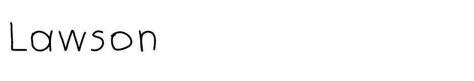 Lawson free font